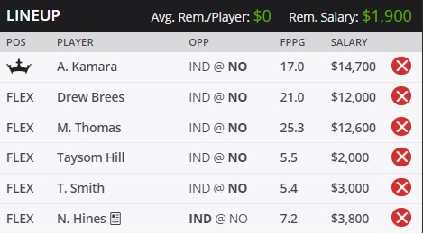 WalterFootball.com: NFL Draft Kings Picks